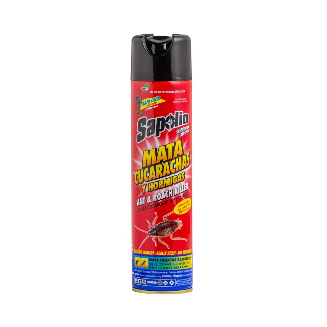 Insecticida Aerosol Sapolio - Cucarachas y Hormigas 360ml - 896520