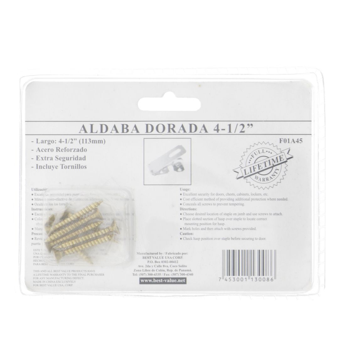 Aldaba Dorada Best Value 11.3cm - 897793