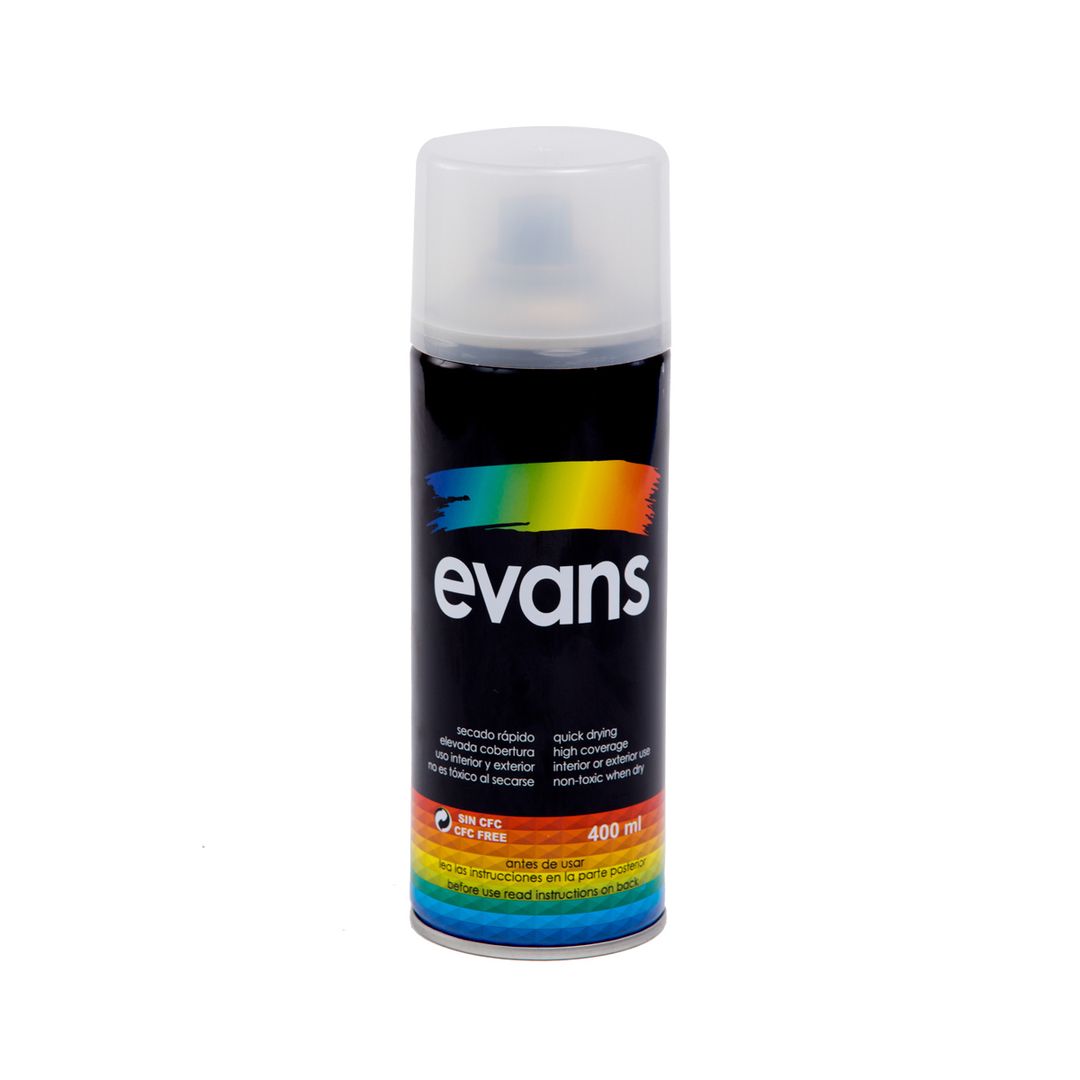 Pintura Evans Aerosol Transparente Mate - 400ml - 898024