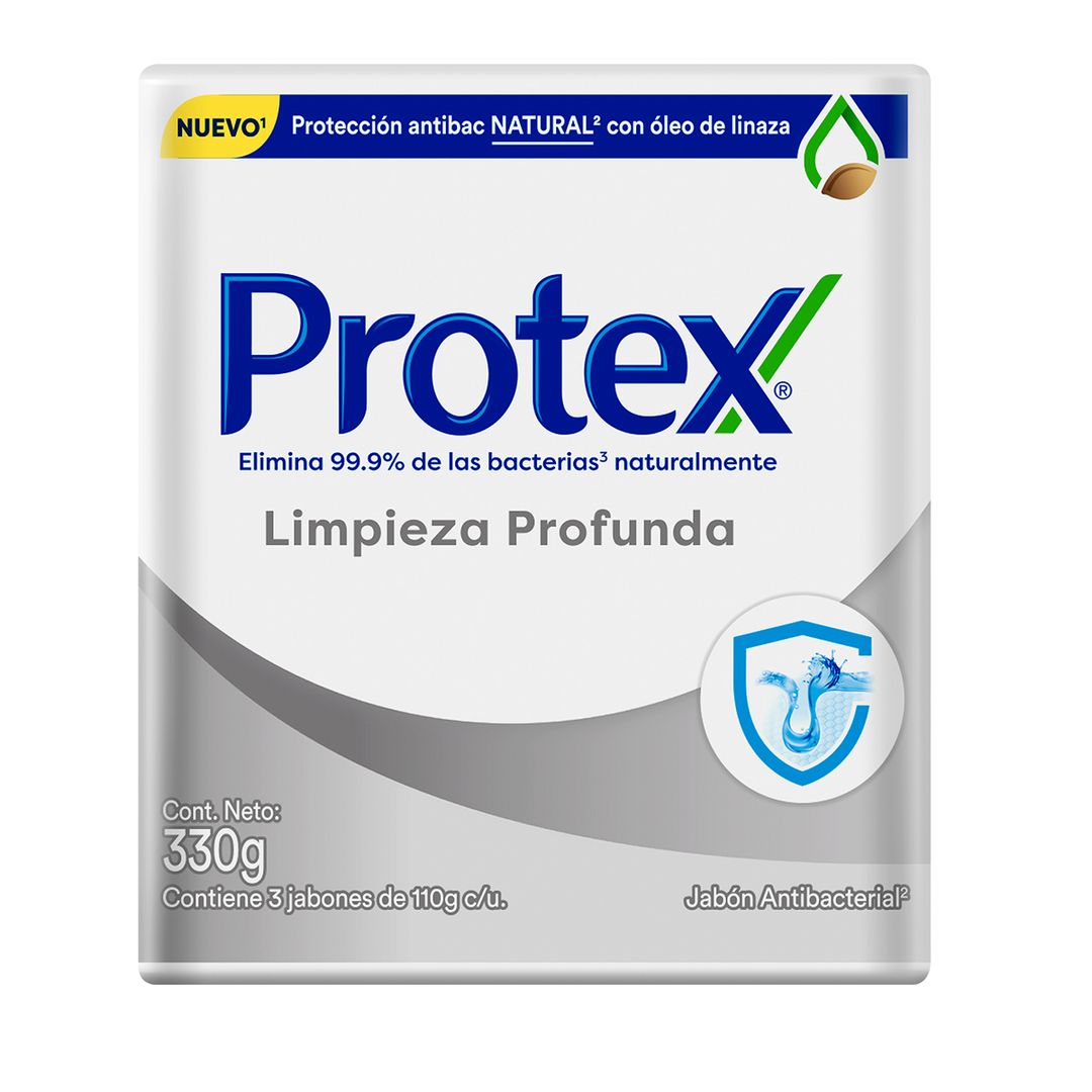 Pack 3 Uds Jabón Protex Limpieza Profunda 110g - 898605