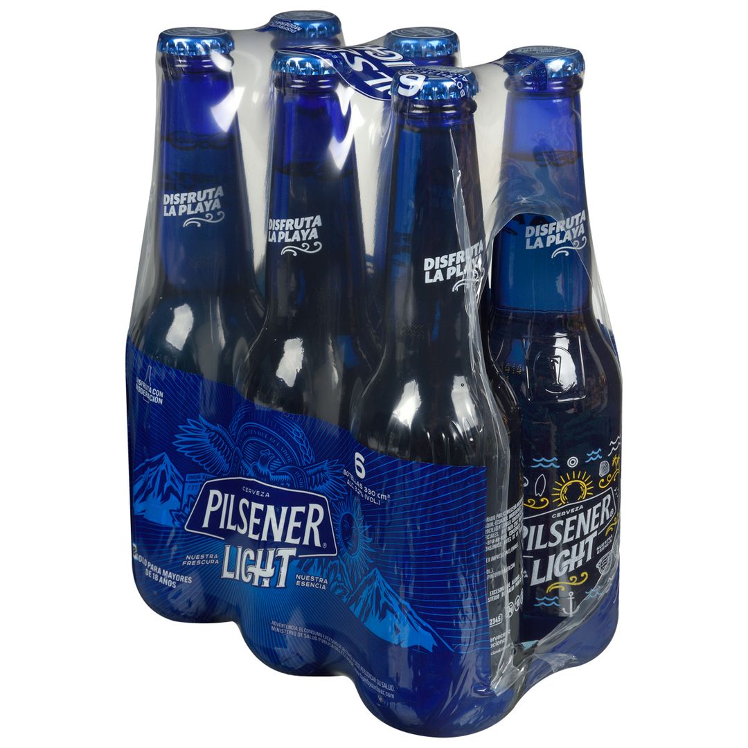 Pilsener Light Cerveza Botella 6pack 330ml - 901180