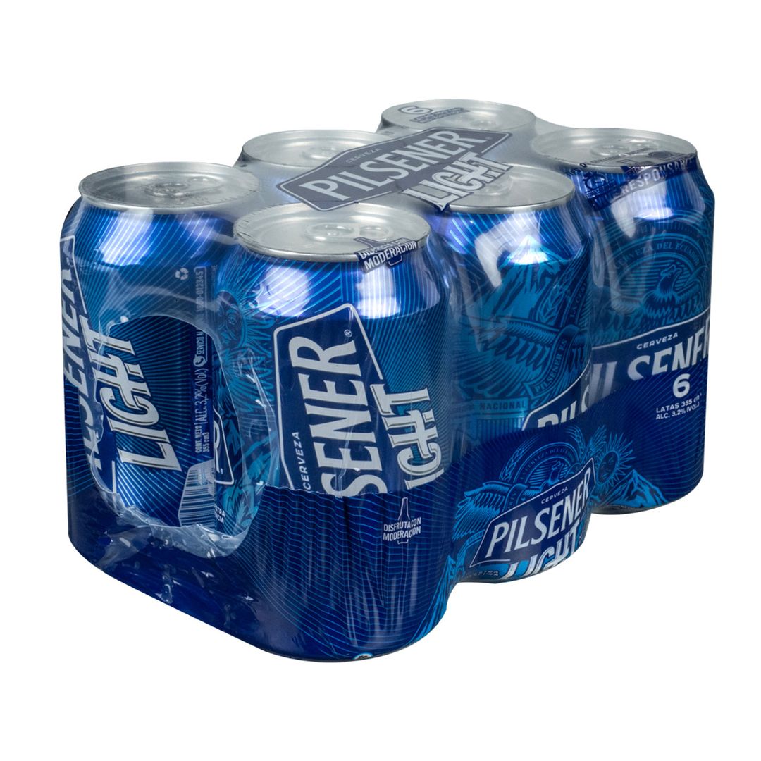 Pilsener Light Cerveza Lata 6pack 355ml - 901087