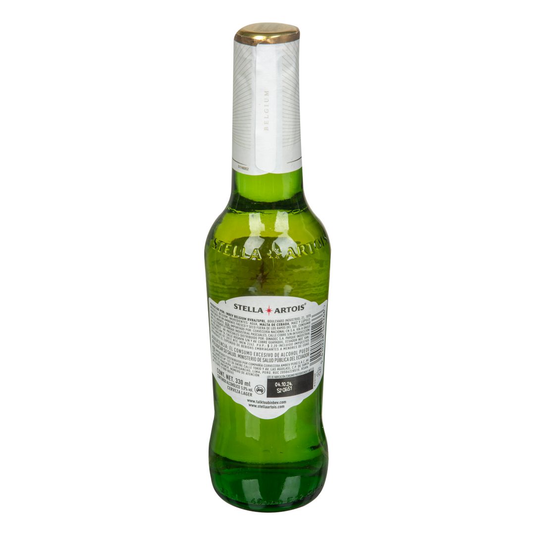 Stella Artois Cerveza Botella 6pack 330ml - 901096