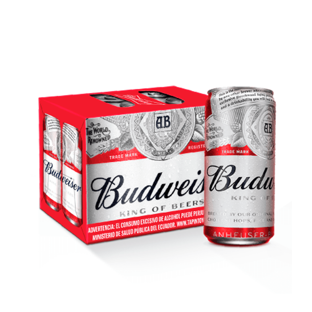Budweiser Cerveza Lata 6pack 269ml - 901664