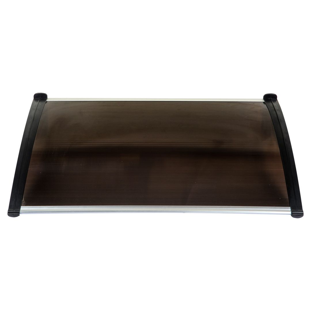 Alero Win-Door Café con Soporte Negro 70X105cm - 903095