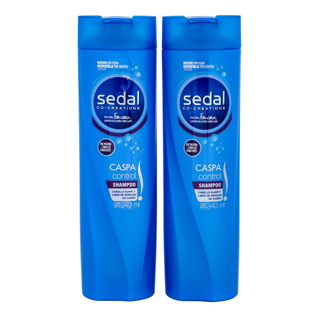 Pack 2 Uds Shampoo Sedal Control Caspa 340ml - 903139