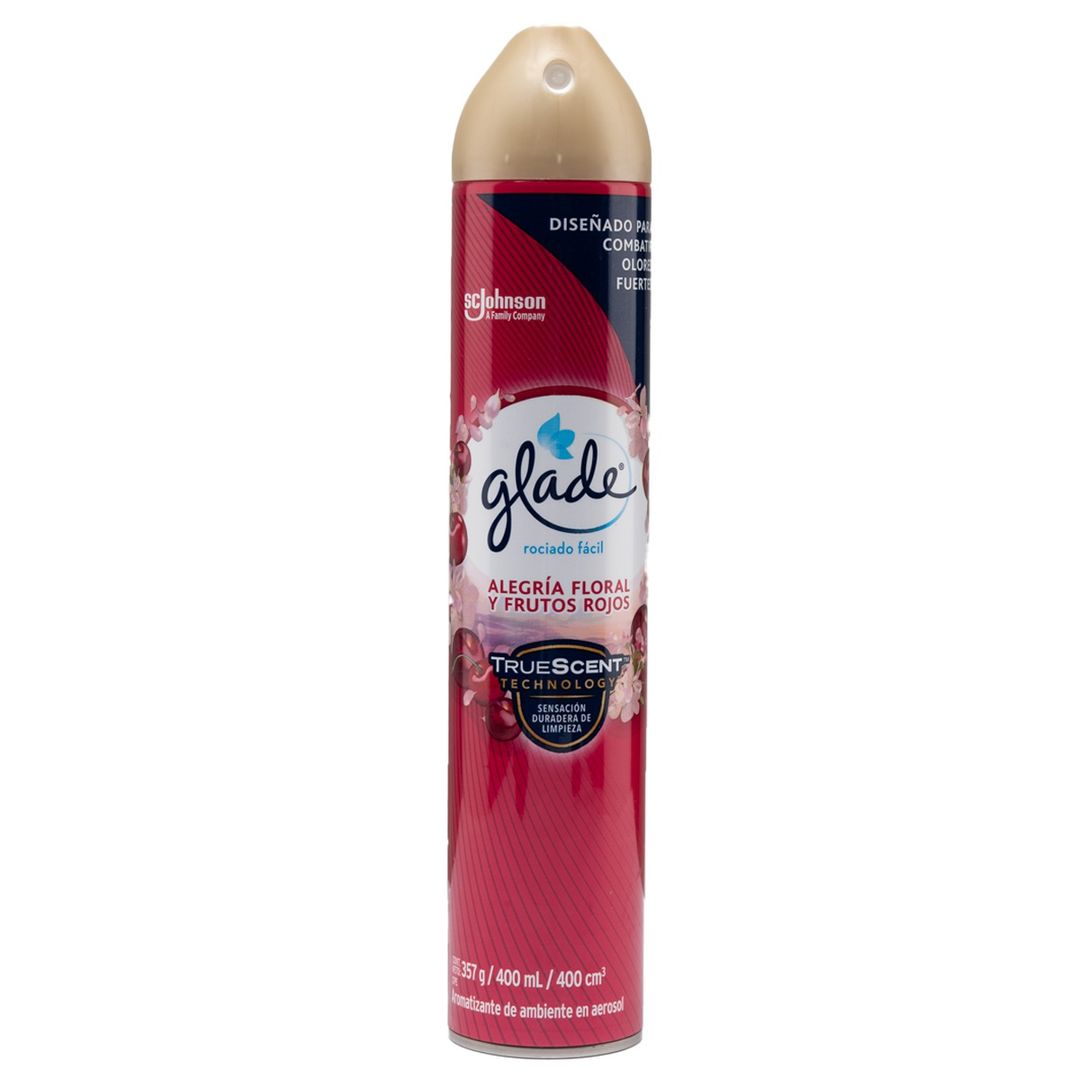 Aromatizante en Aerosol Glade Alegría Floral y Frutos Rojos 400ml - 903179