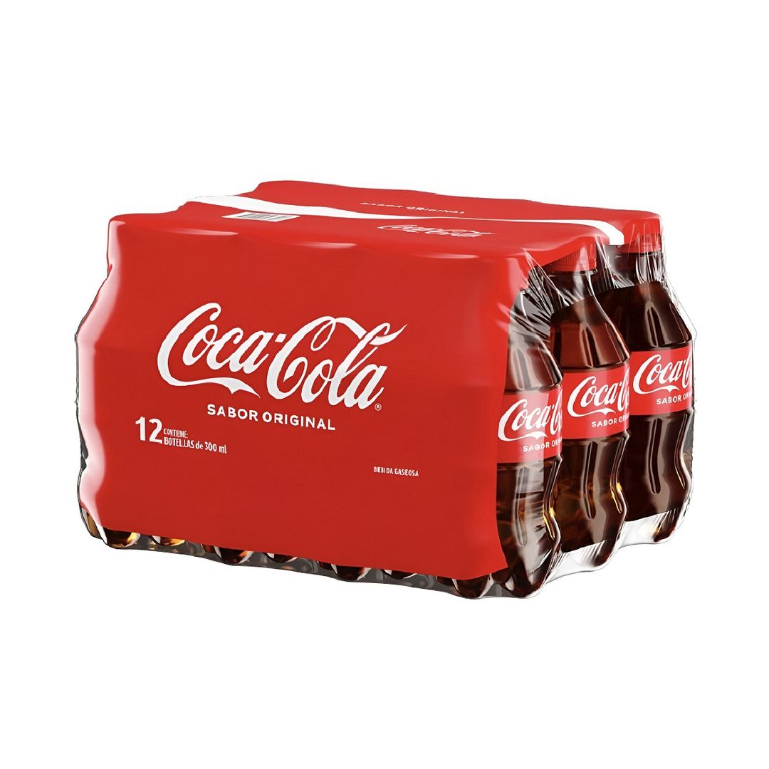 Pack 12 uds Cola Coca-Cola Original 300 ml - 908989