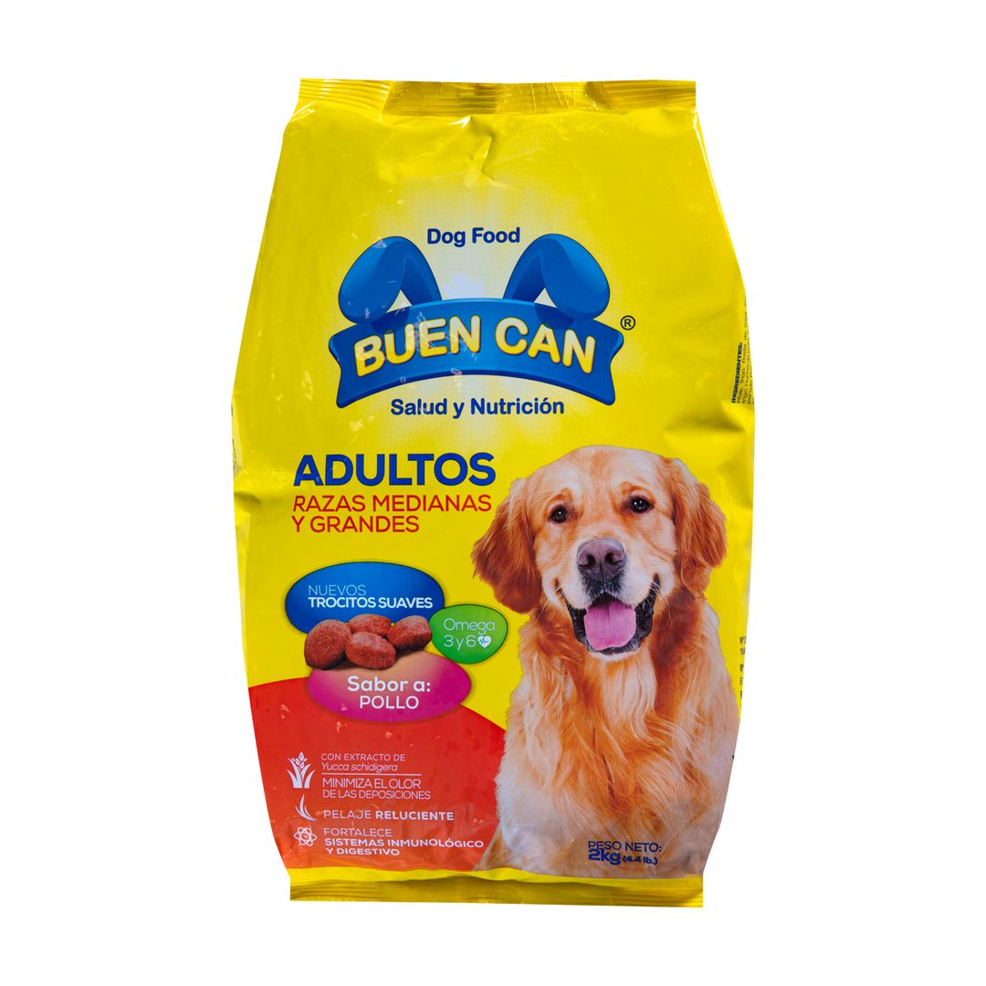 Alimento para Perro Buen Can Adulto Razas Medianas y Grandes 2kg - 904196