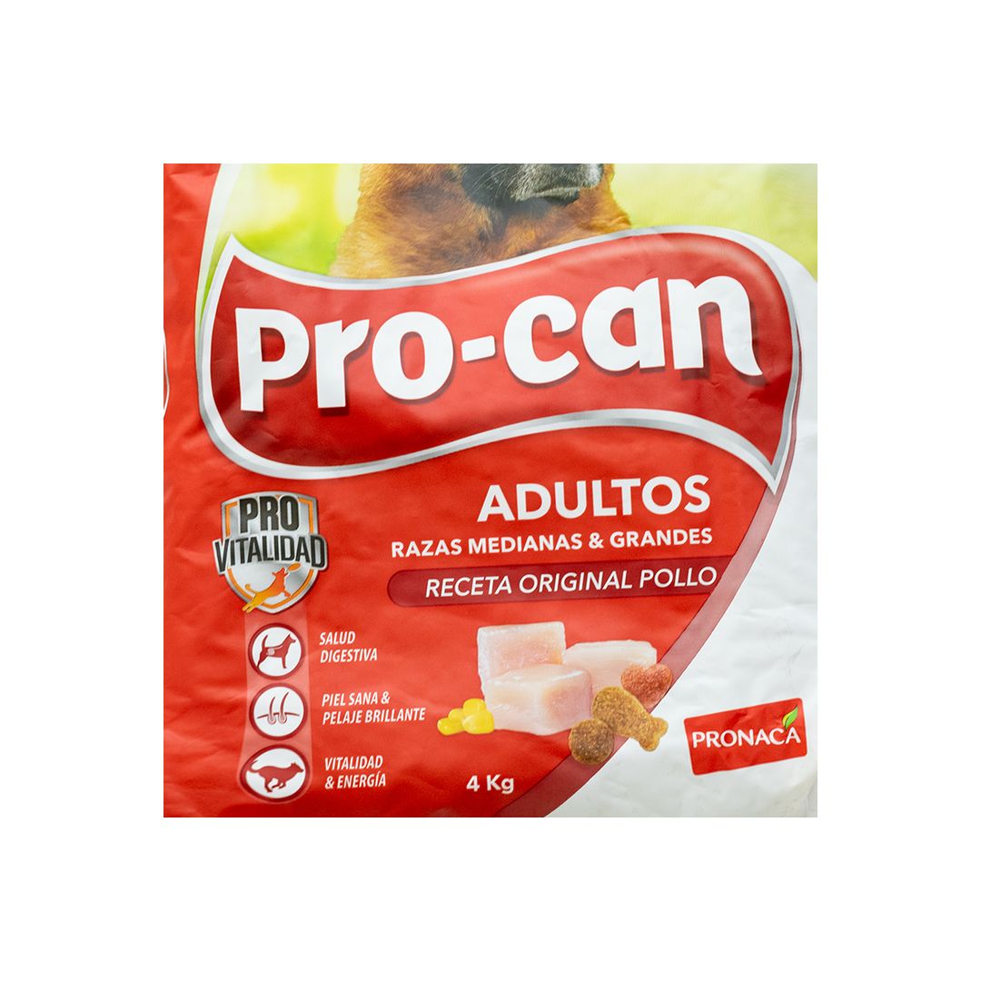 Alimento para Perro Pro-can Adulto Razas Medianas y Grandes Original ...
