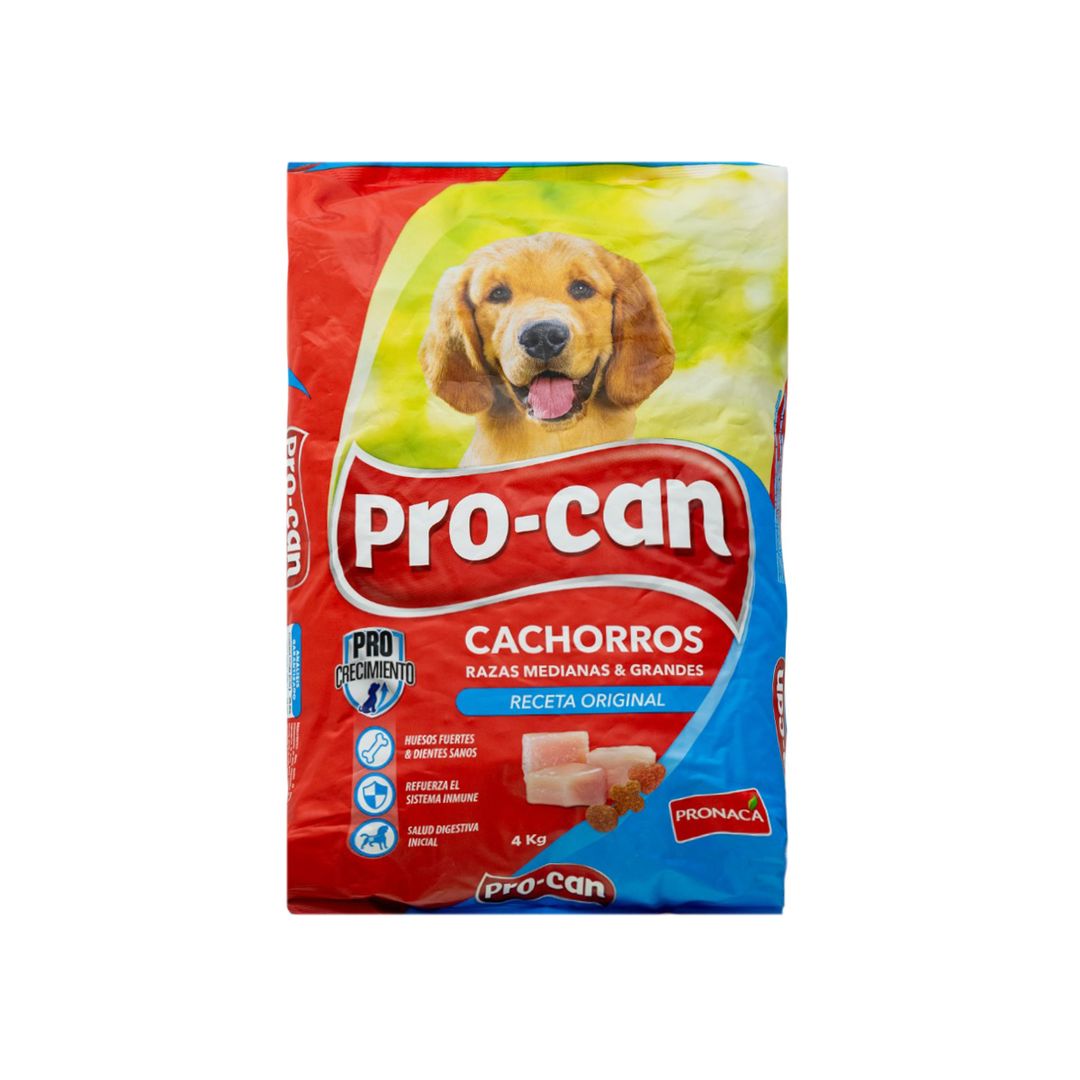 Alimento para Perro Pro-can Cachorro Razas Medianas y Grandes Original ...