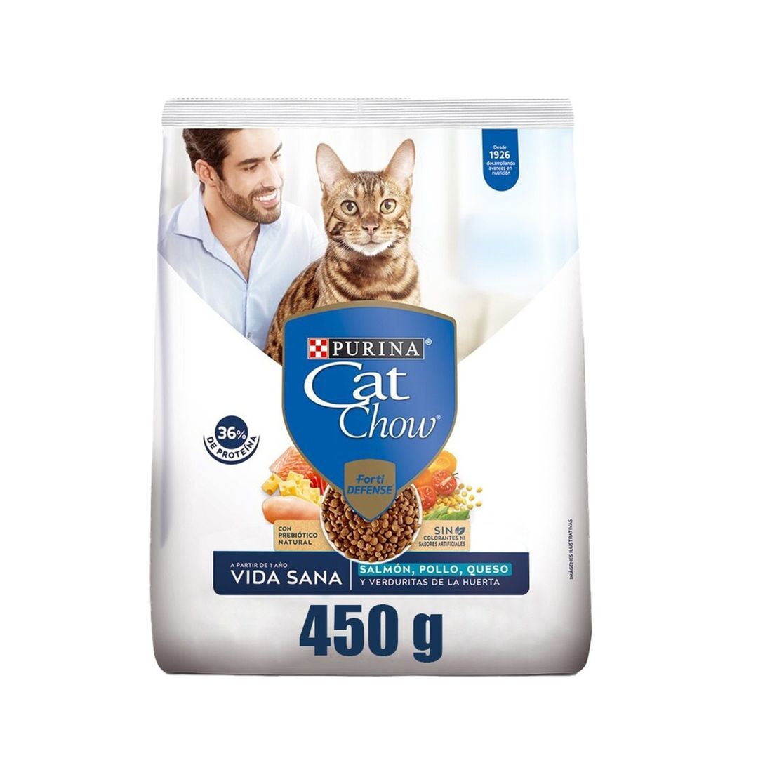 Alimento para Gato Purina Cat Chow Vida Sana 450g - 905716