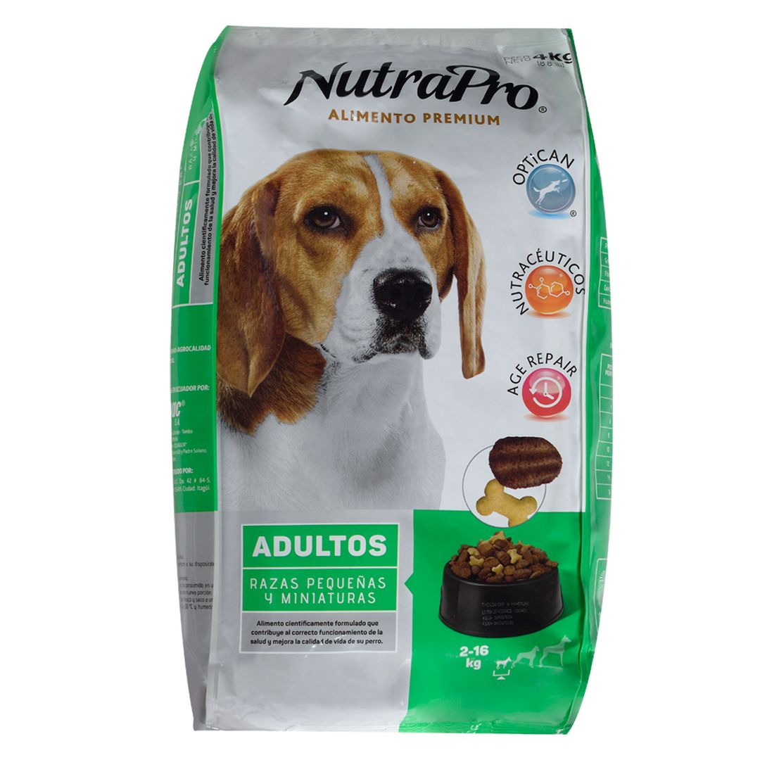 Alimento para Perro NutraPro Adulto Razas Pequeñas y Mini 4kg - 905777