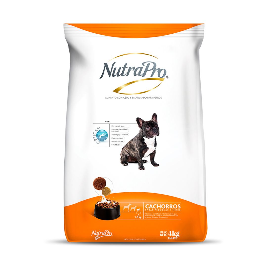 Alimento para Perro NutraPro Cachorro Razas Pequeñas y Mini 4kg - 905780