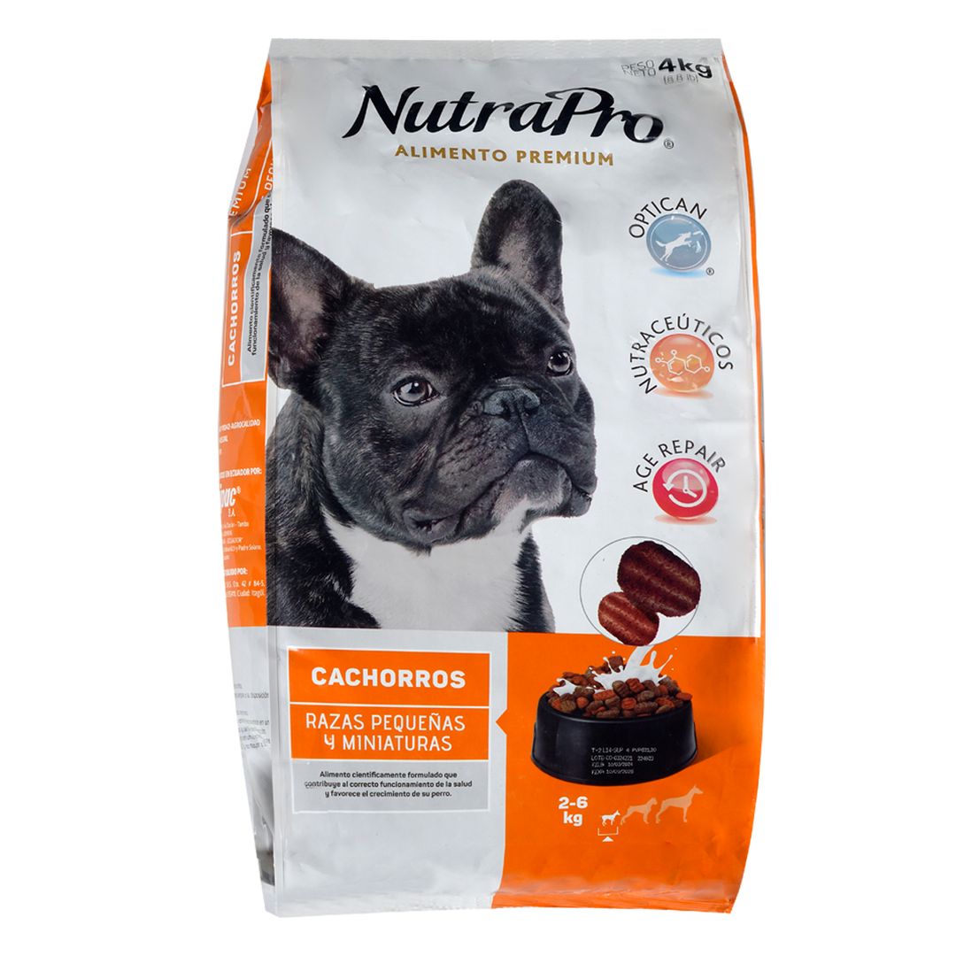 Alimento para Perro NutraPro Cachorro Razas Pequeñas y Mini 4kg - 905780