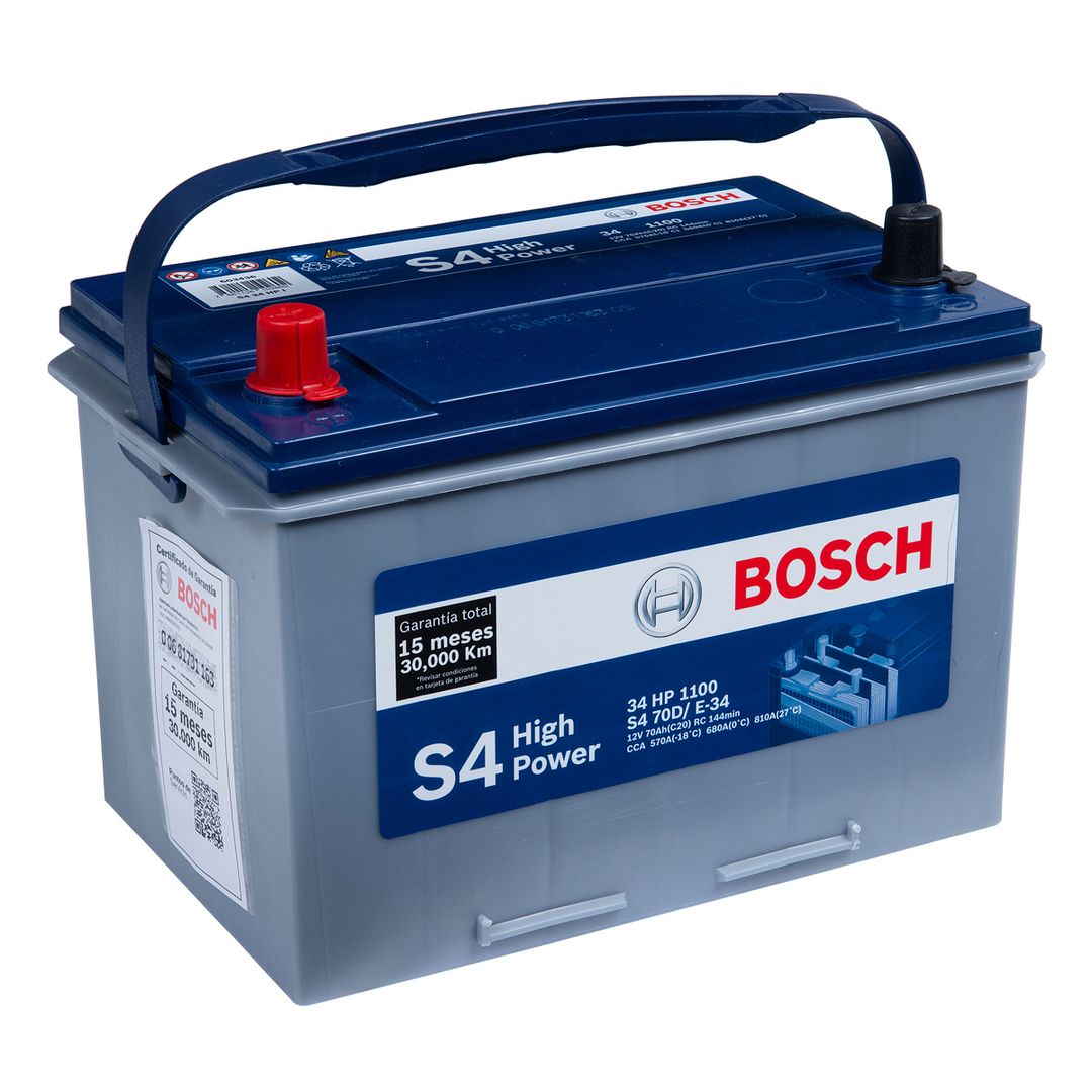 Batería Bosch para Carro S4 34-70 HP Inversa - 906383