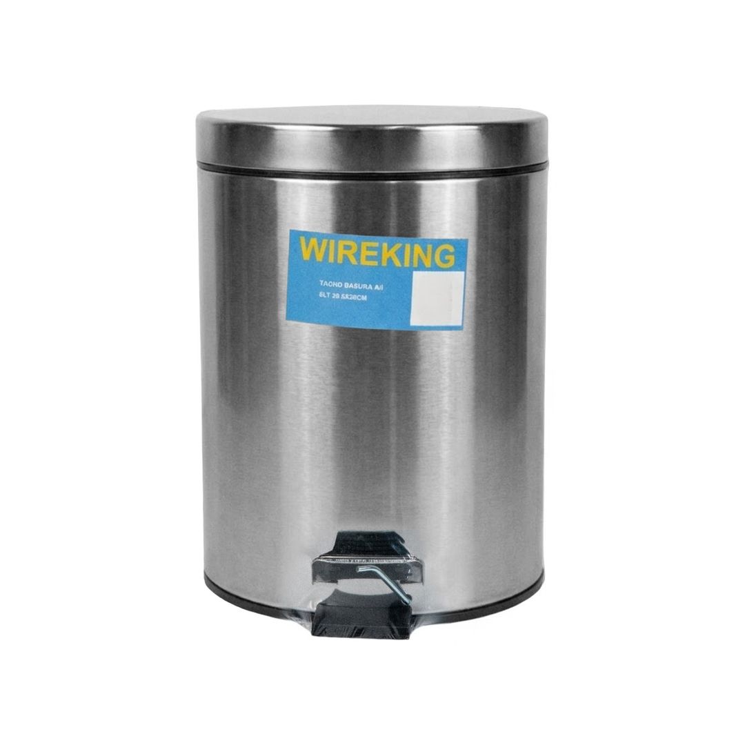 Tacho de Pedal Wireking Acero Inoxidable 5 L - 914406