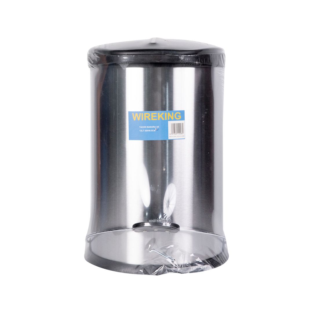 Tacho de Pedal Wireking Acero Inoxidable 12 L - 915813