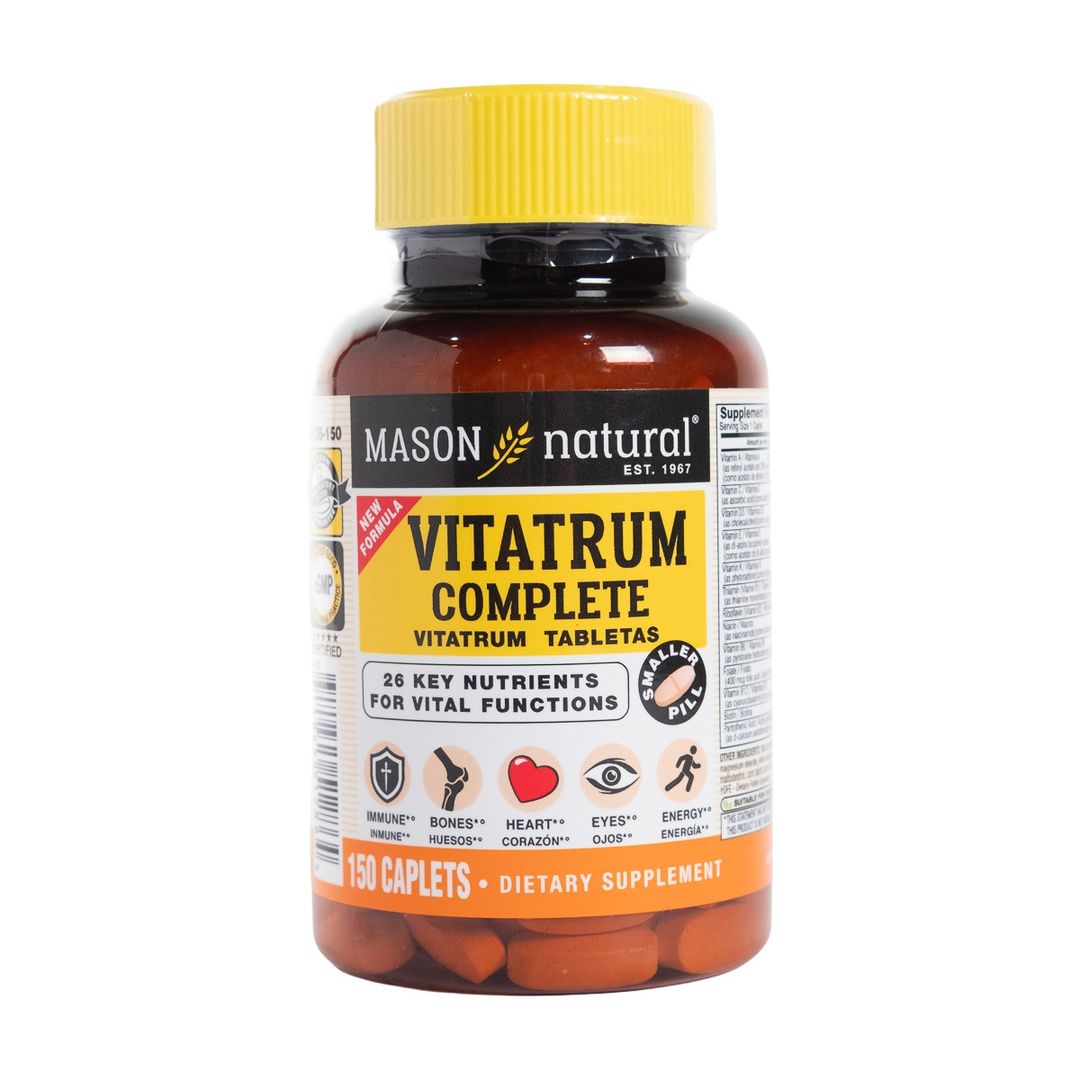 Vitatrum Complete Multivitamin Mason Natural - 150 Tabletas - 914519