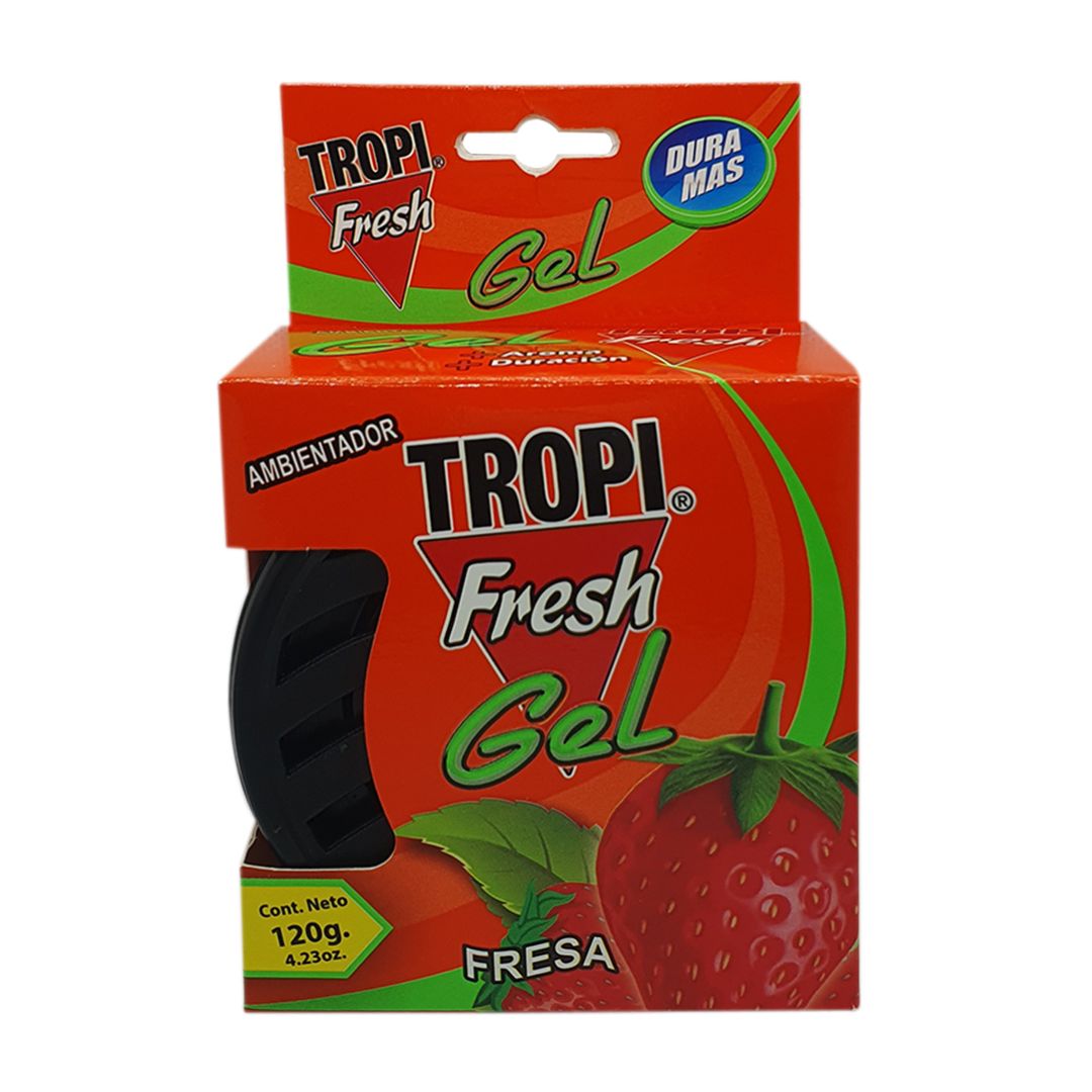 Ambientador Tropi Fresh para Auto en Gel Frutilla - 907530