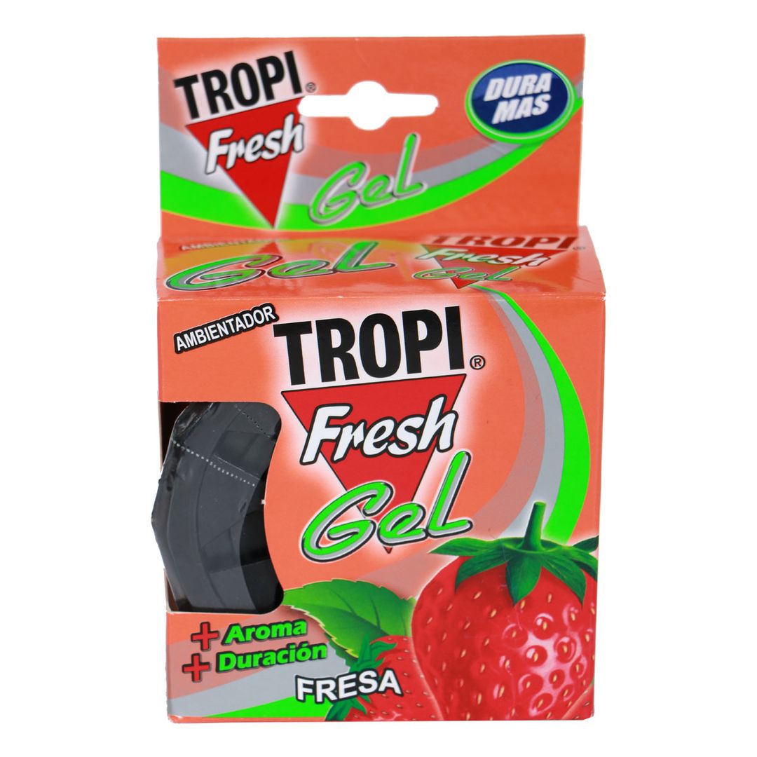 Ambientador Tropi Fresh para Auto en Gel Frutilla - 907530
