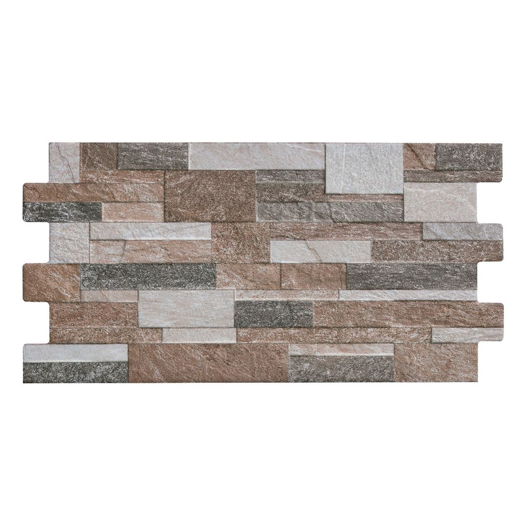 Cerámica Graiman 30x60cm 1.53m2 Laja Marrón - 908160