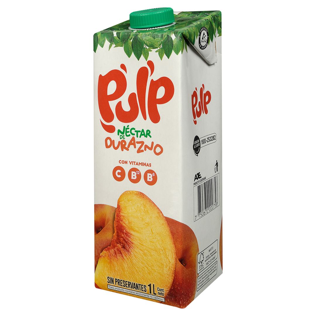 Jugo Pulp Néctar Durazno 1L - 908740