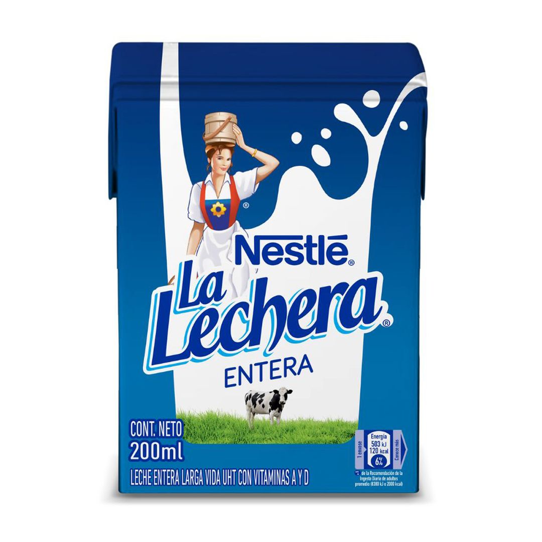 Leche La Lechera Entera Cartón 200ml - 908753