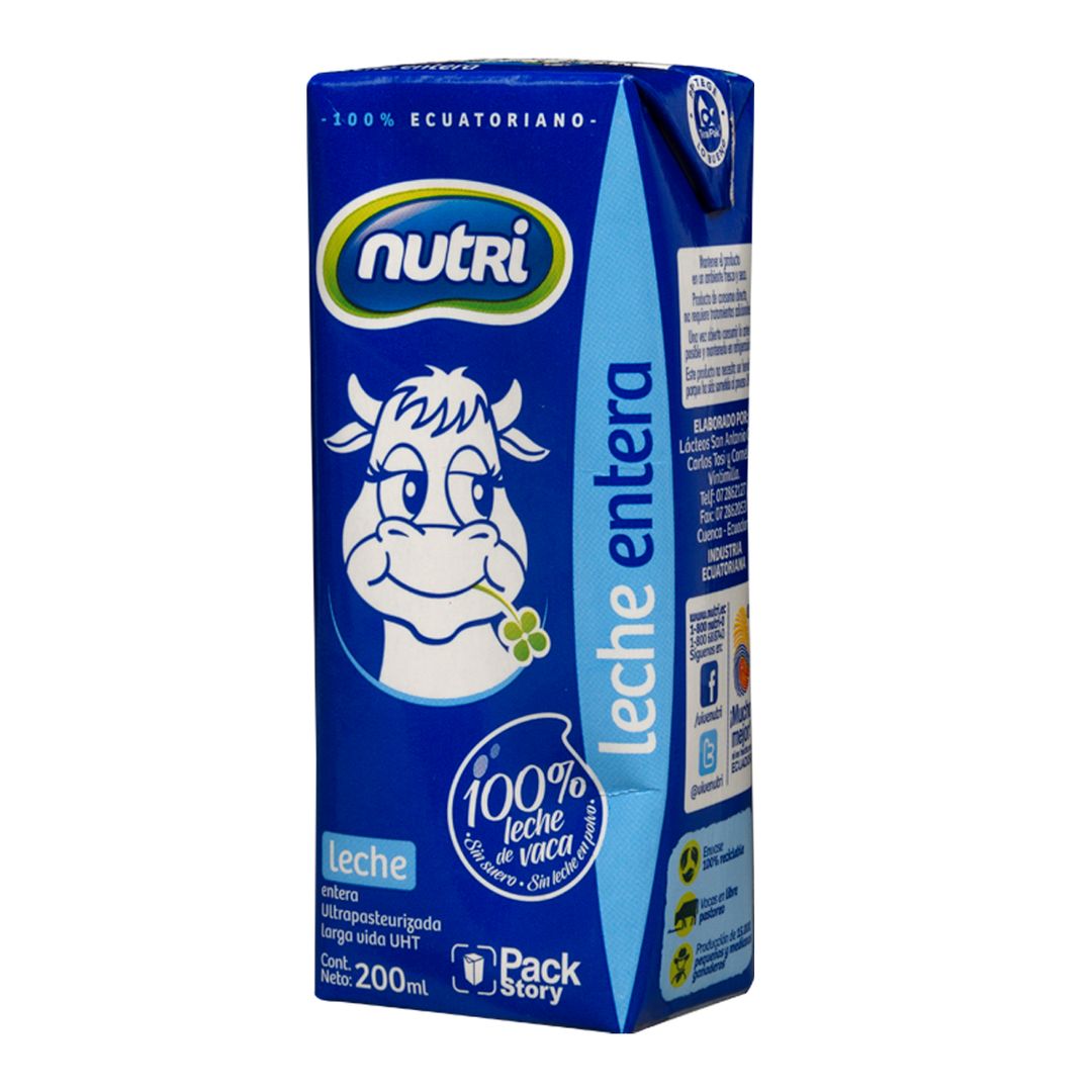 Leche Nutri Entera Cartón 200ml - 908755