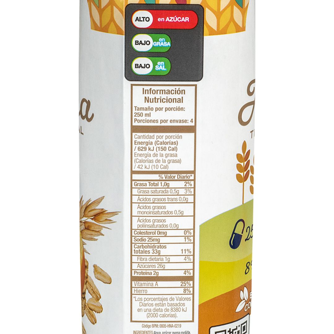 Avena Casera Toni de Naranjilla 1L - 942196