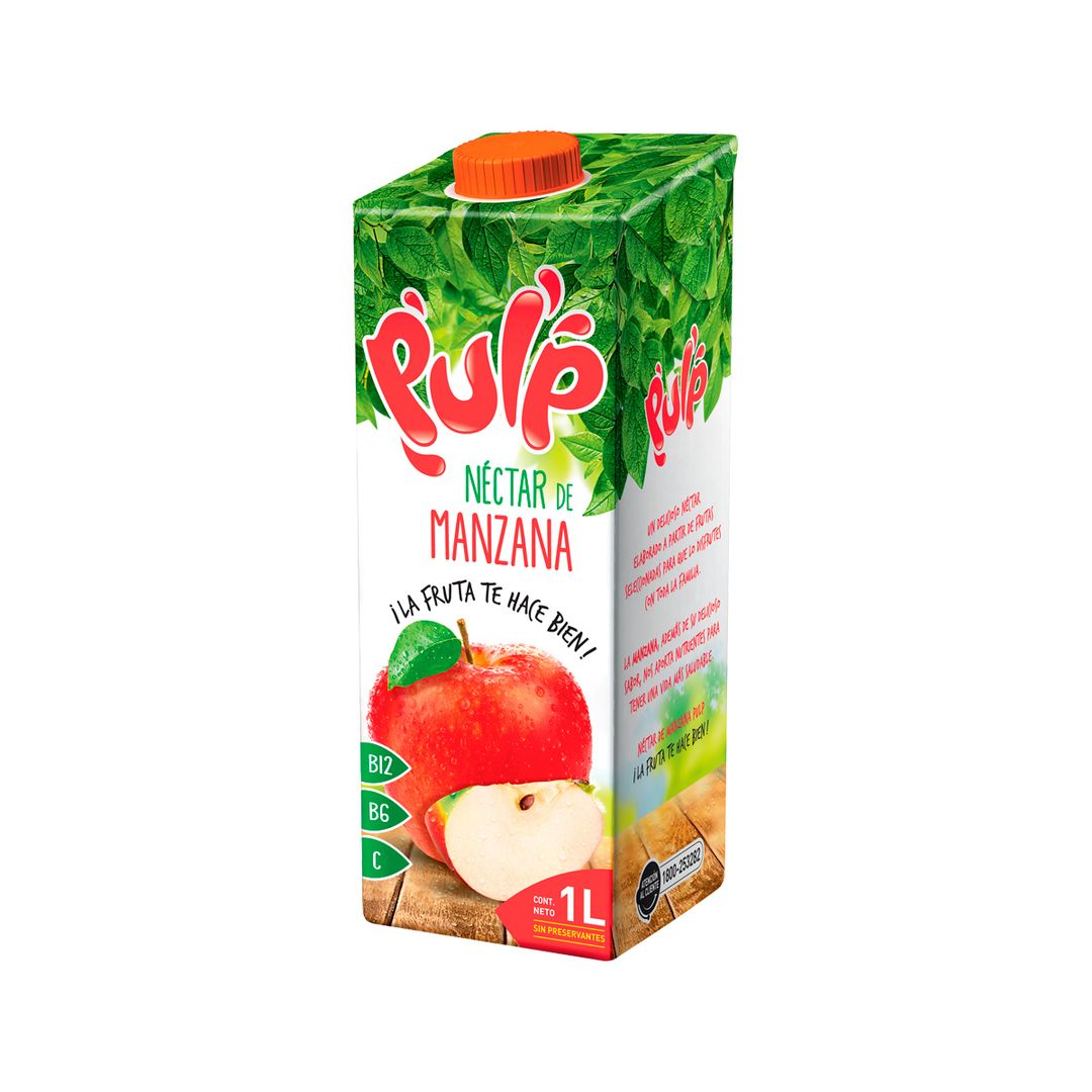 Jugo Pulp Néctar Manzana 1000 ml - 908885