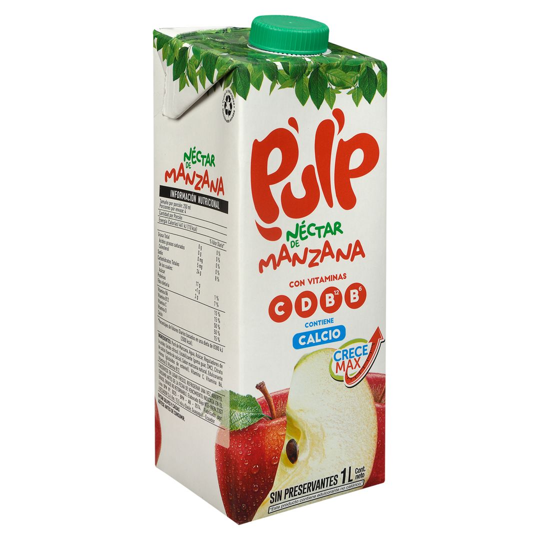 Jugo Pulp Néctar Manzana 1000 ml - 908885