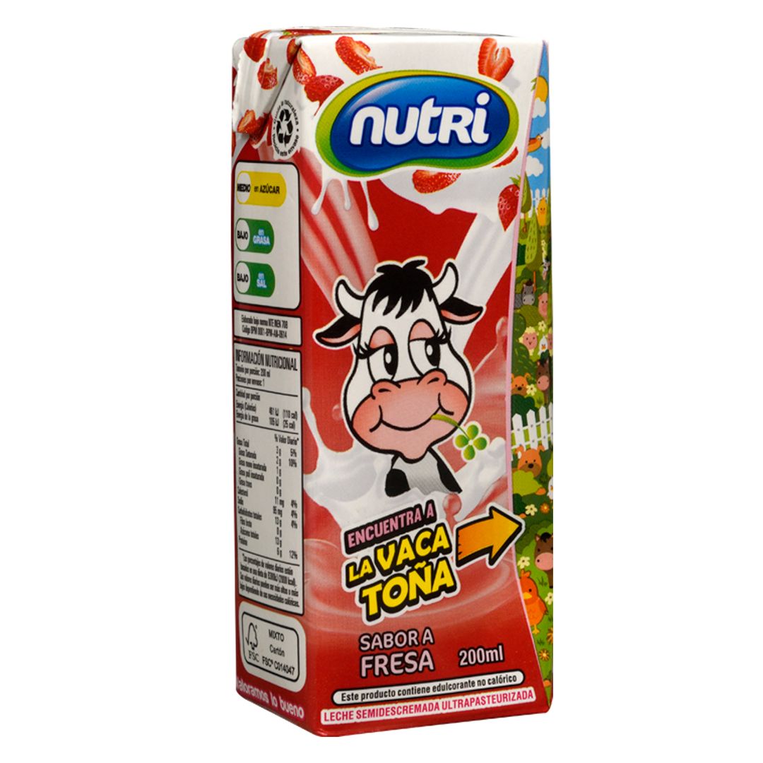 Leche Nutri de Frutilla 200ml - 908814