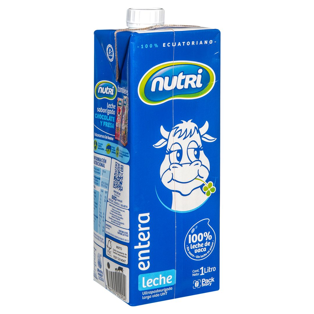 Leche Nutri Entera Cartón 1L - 909015