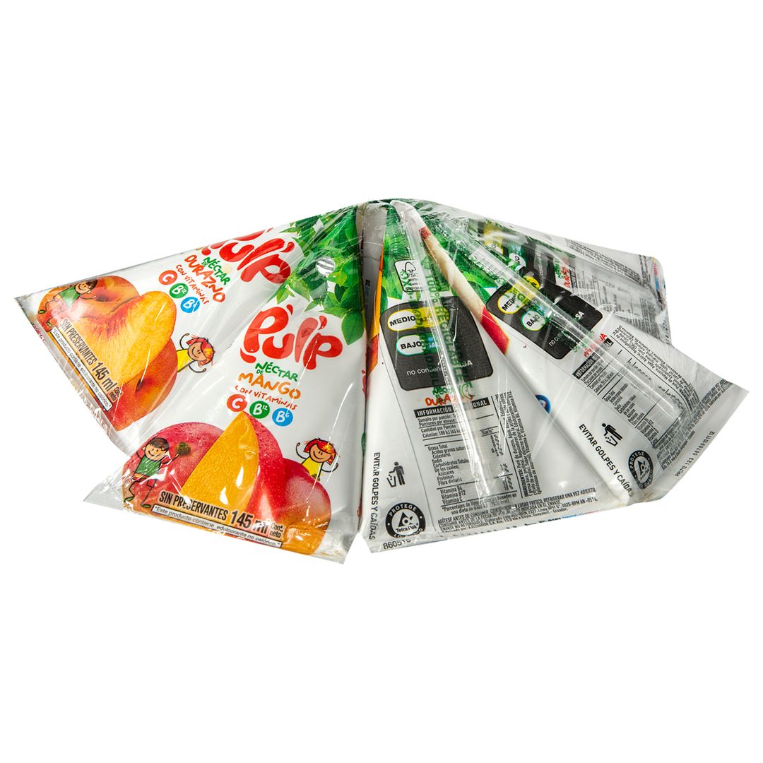 Pack 5 Uds Jugo Pulp Varios Sabores 145ml - 909024
