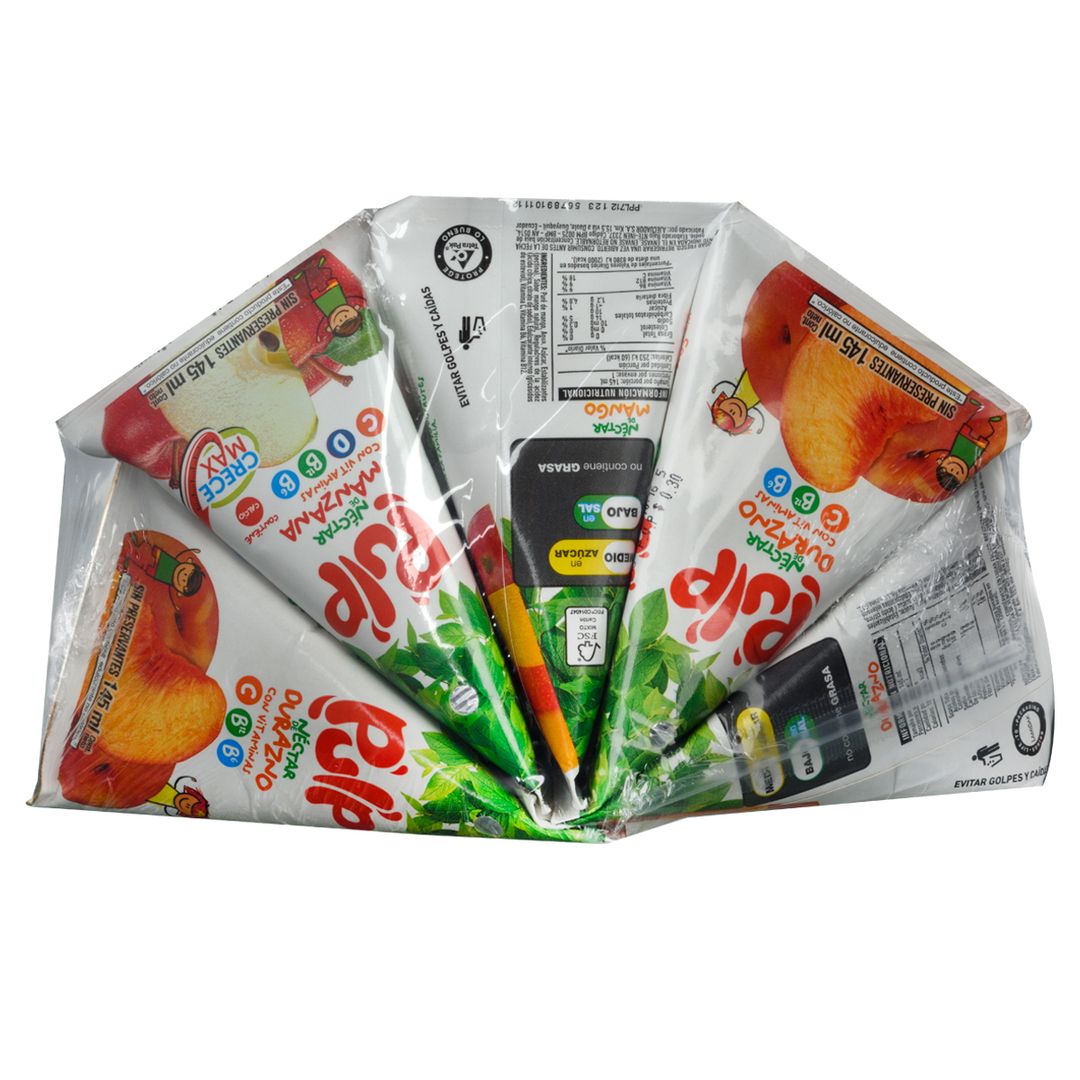 Pack 5 Uds Jugo Pulp Varios Sabores 145ml - 909024