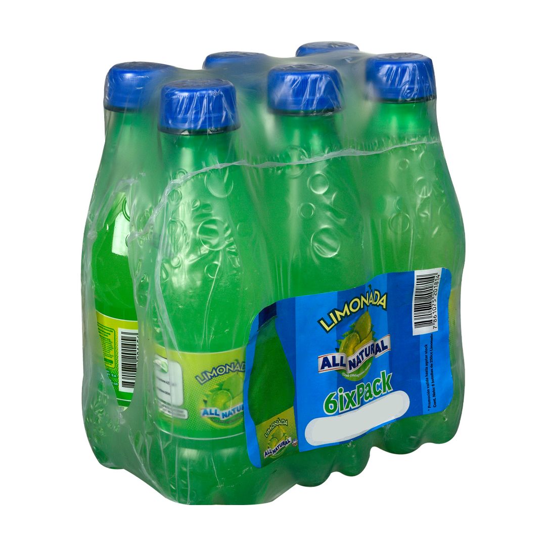 Pack 6 uds Jugo All Natural Limonada 250ml - 909046
