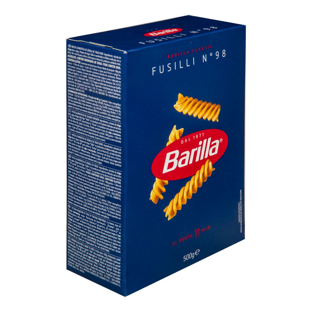 Pasta Fusilli N°98 Barilla 500g - 909545