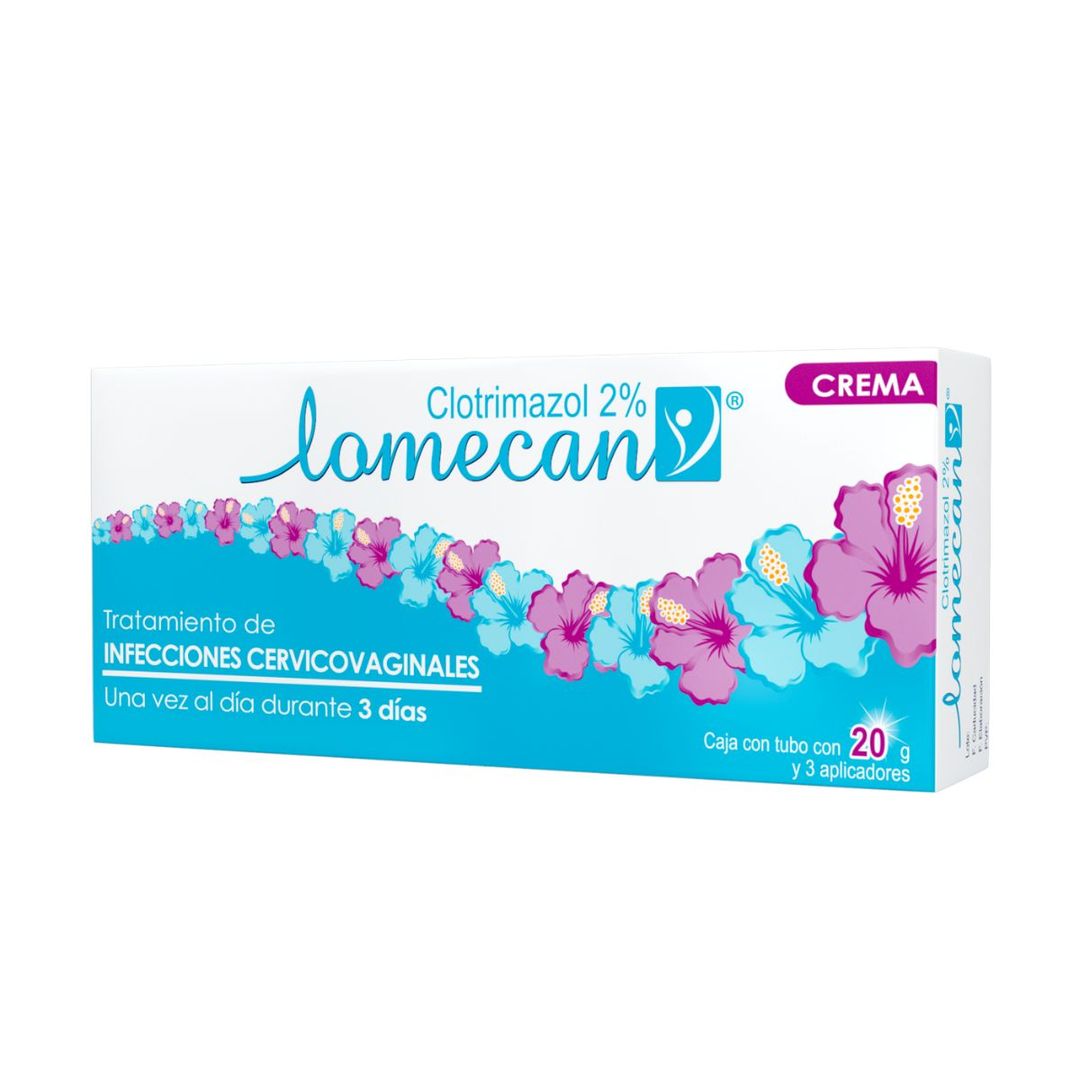 Crema Vaginal Lomecan Antimicótico Clotrimazol 20g - 909142