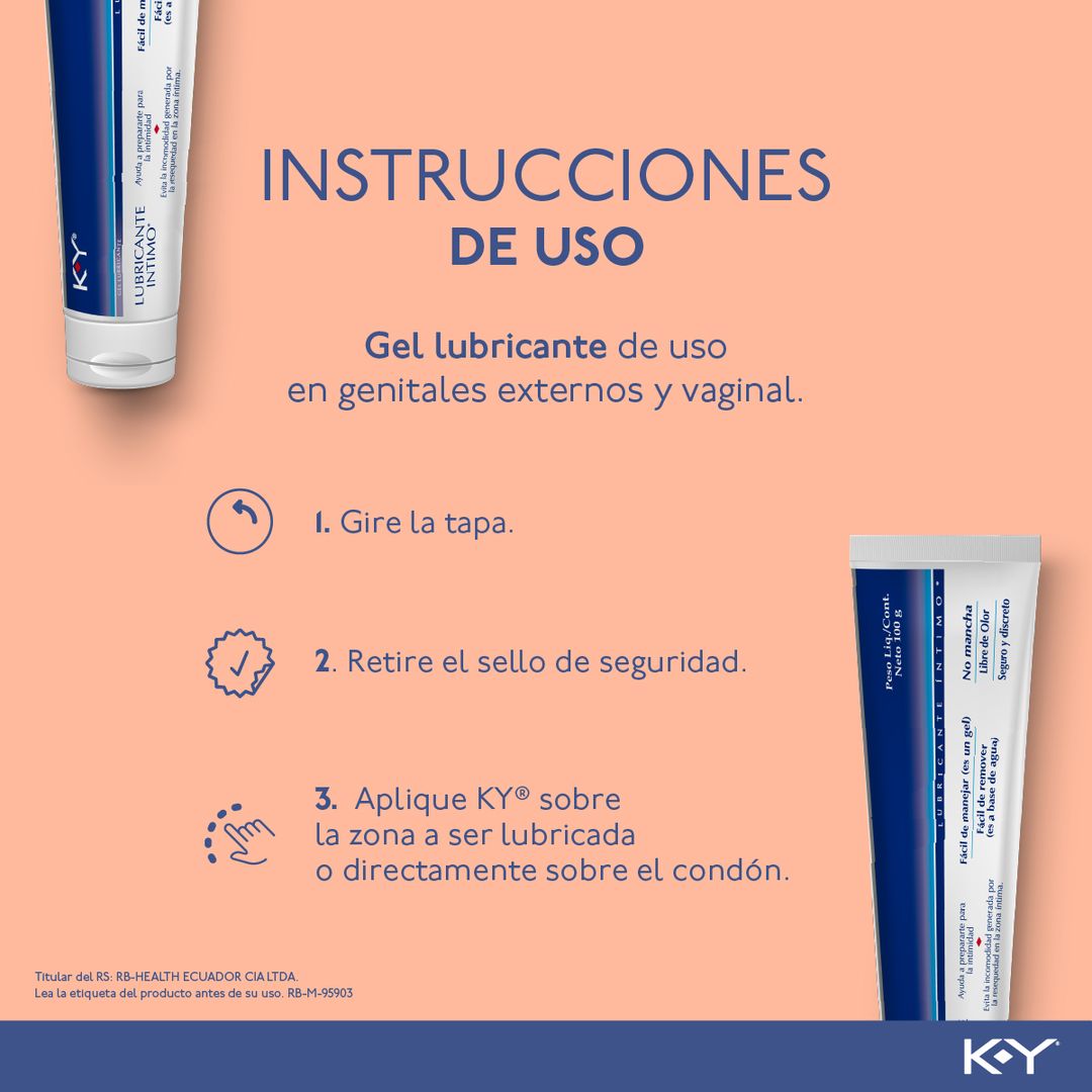 Gel Lubricante Íntimo KY - 100g - 909147