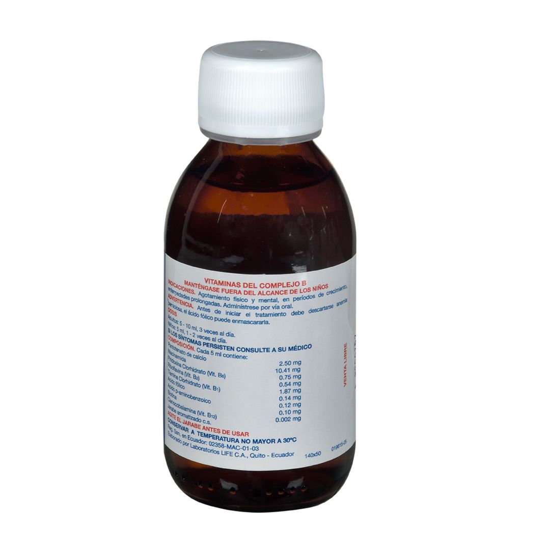 Jarabe Complejo B Life 120ml - 909201