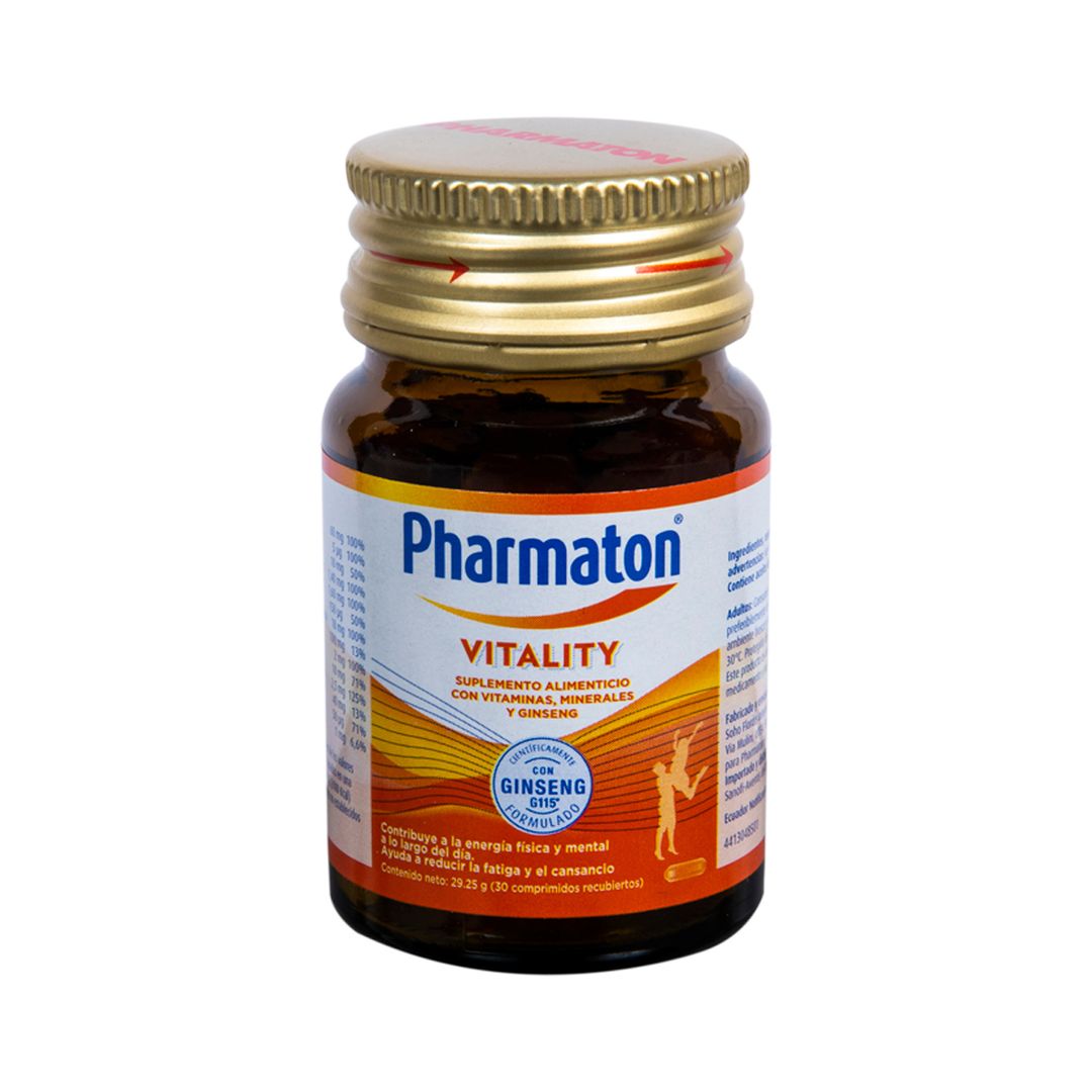 Cápsulas Pharmaton Vitality 40mg - 30 Unidades - 909245