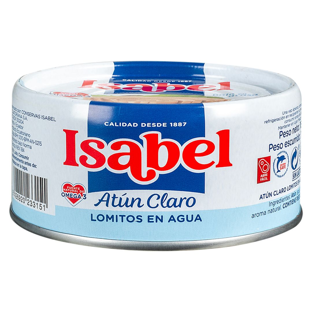 Atún Claro Isabel Lomitos en Agua 160g - 909308