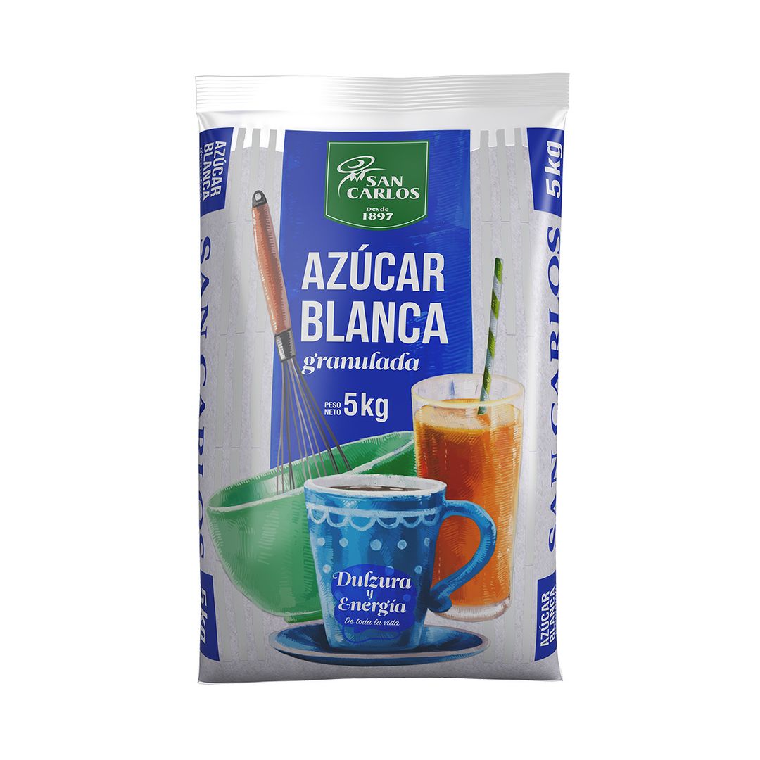 Azúcar Blanca Granulada San Carlos 5 kg - 909496