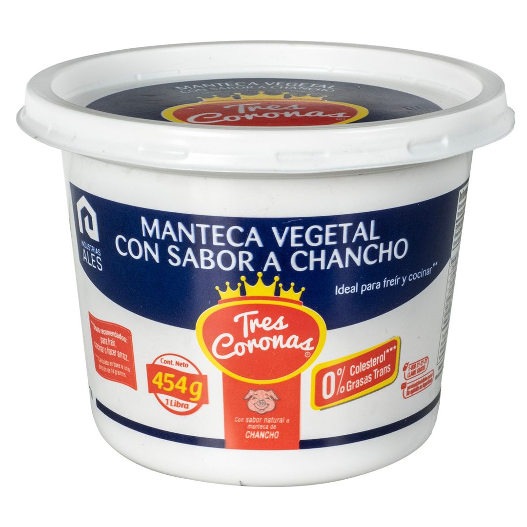 Manteca Vegetal Tres Coronas Iles 1Lb - 909796