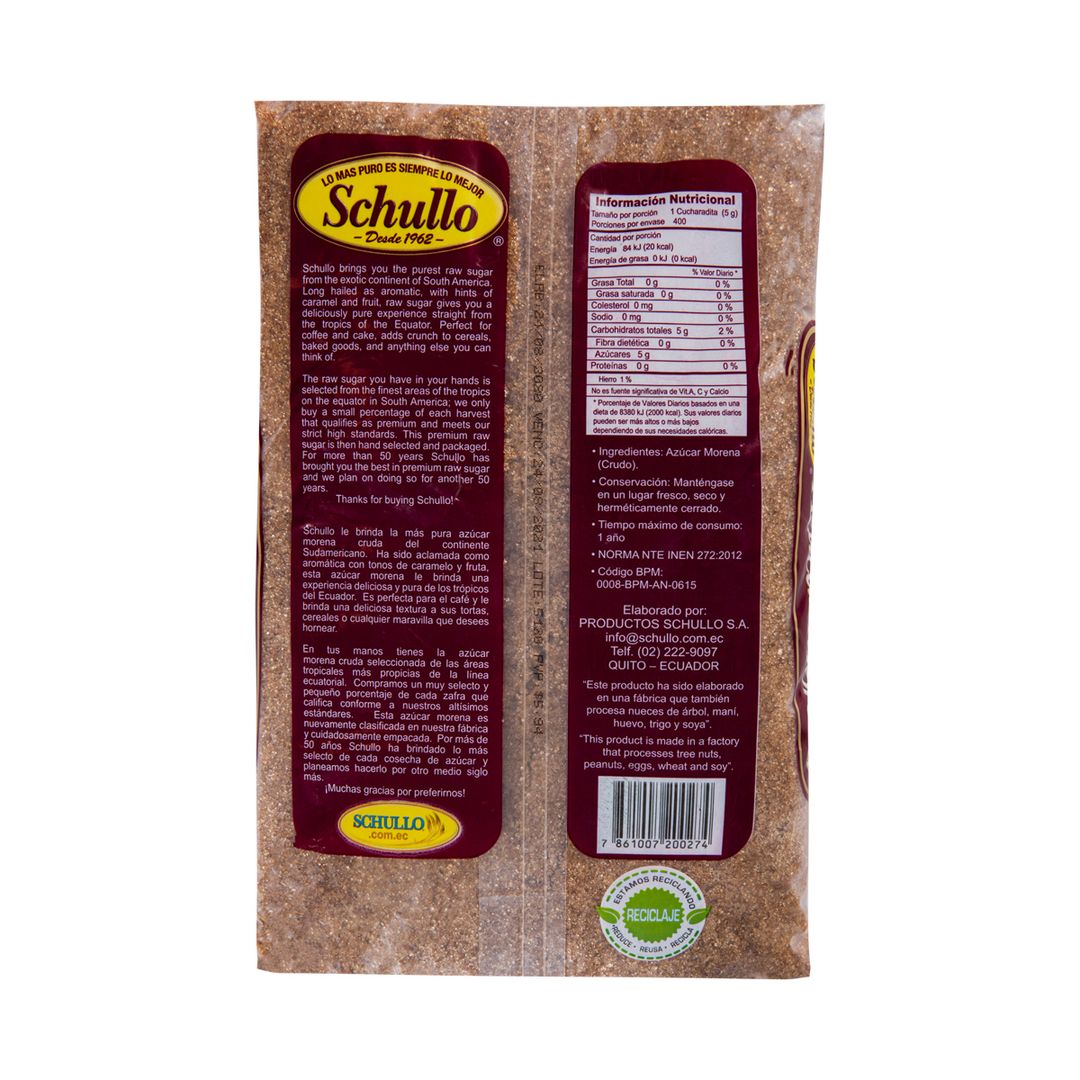 Azúcar Morena Schullo 2 kg - 909858