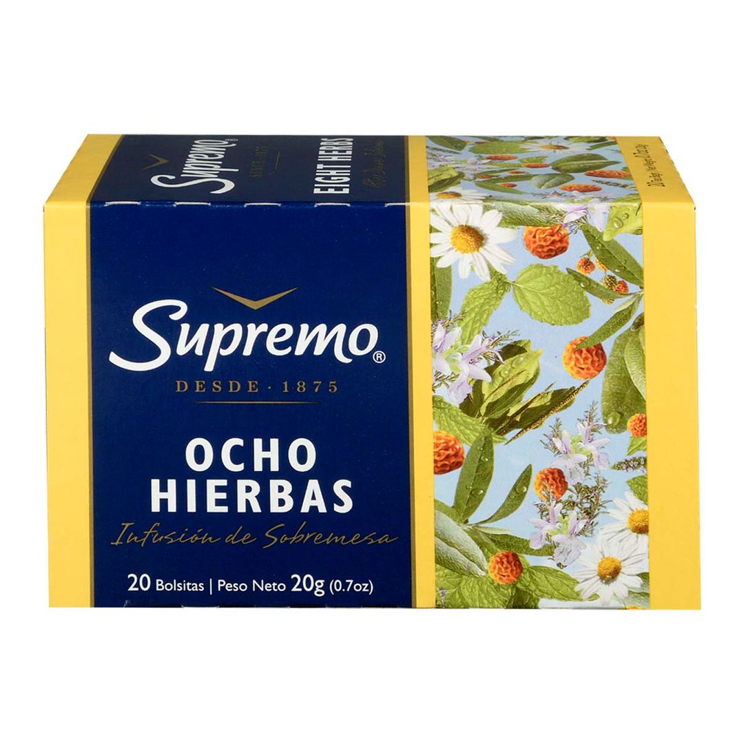 Pack 20 Uds Té Supremo Ocho Hierbas 20g - 911024