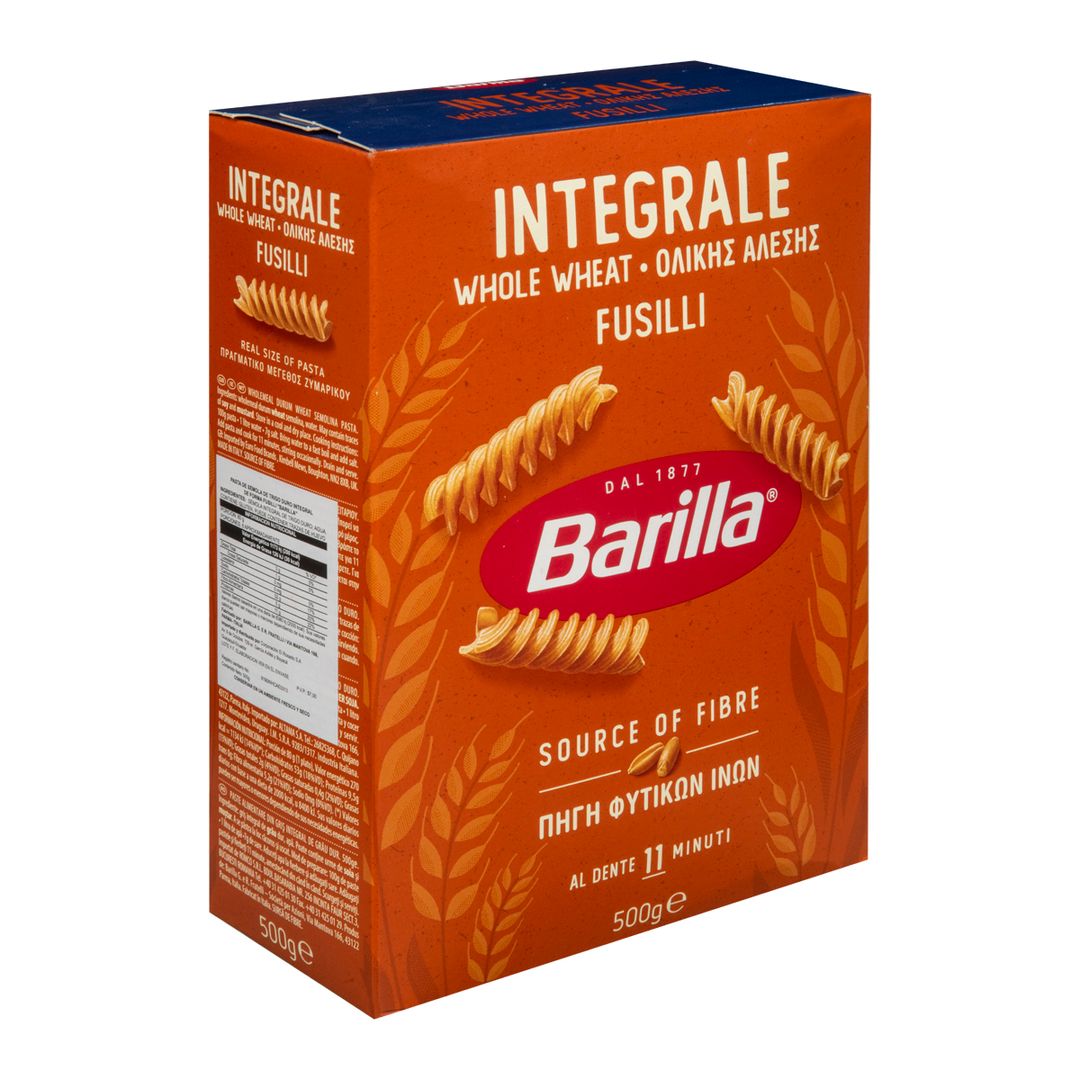 Pasta Fusilli Barilla Integral 500g - 911035