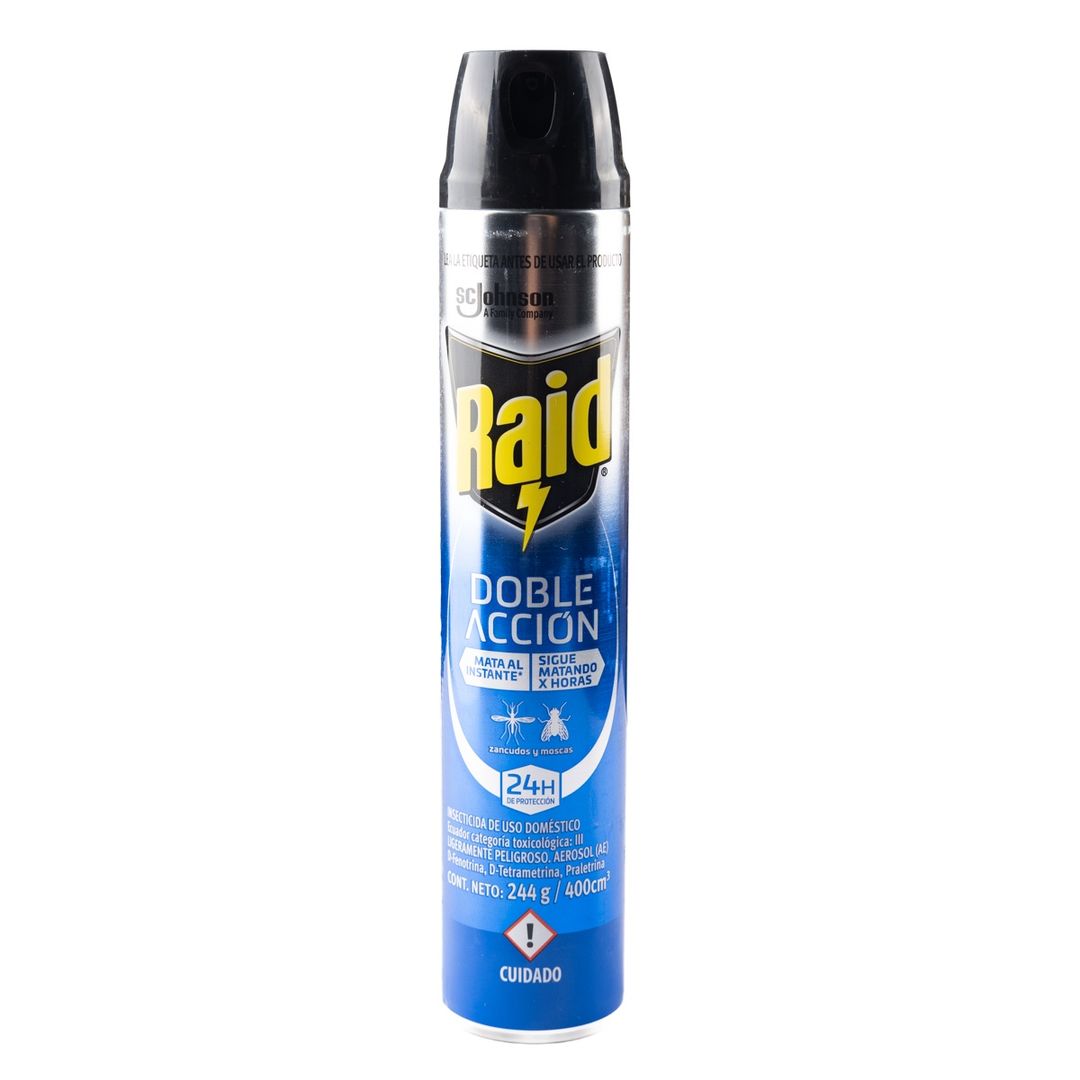 Insecticida en Aerosol Raid Mata Insectos Voladores 400ml - 920951