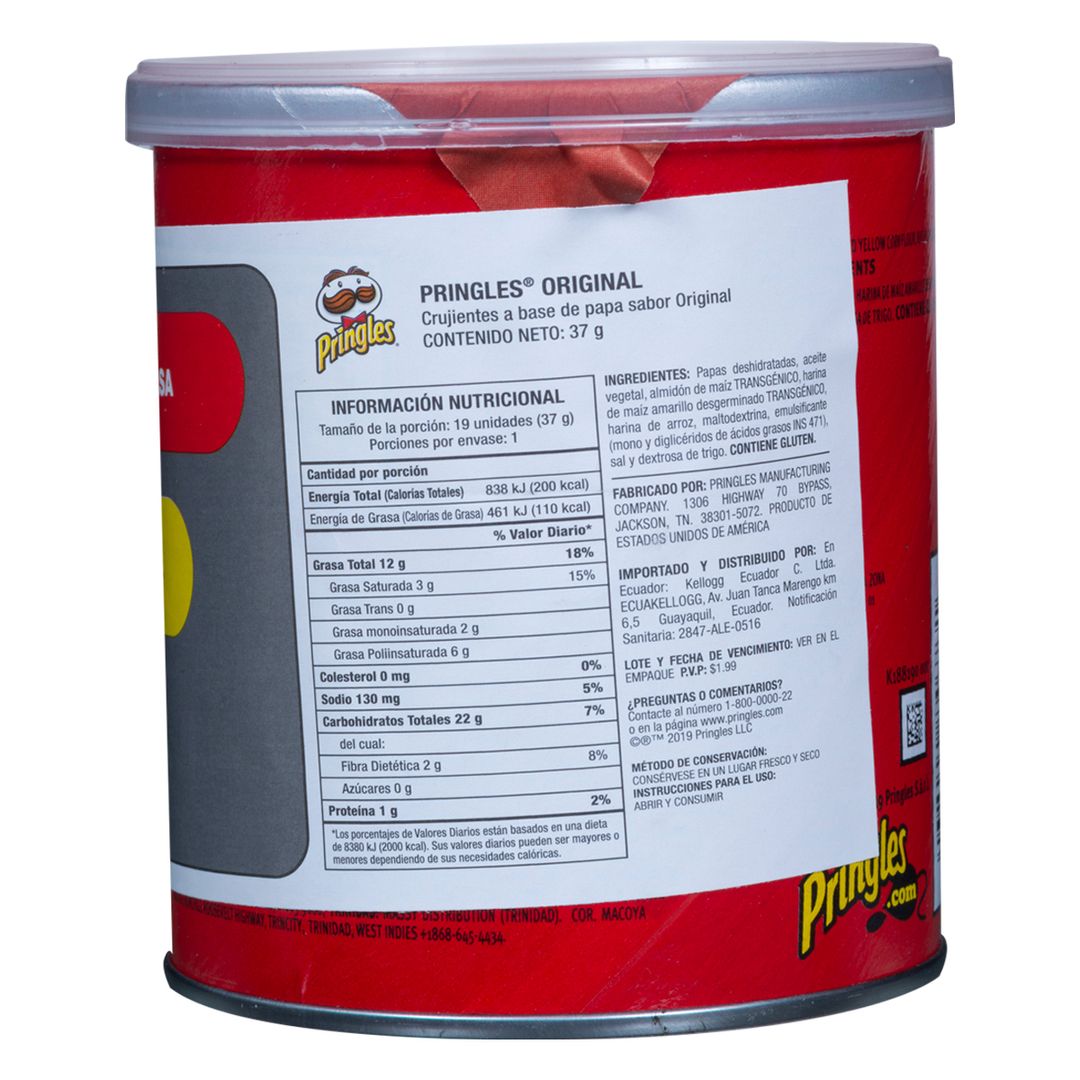 Papas Pringles Original 67g - 911355